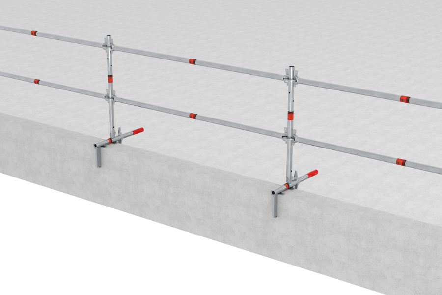 Edge Protection Parapet Clamps - Layher. The Scaffolding System.