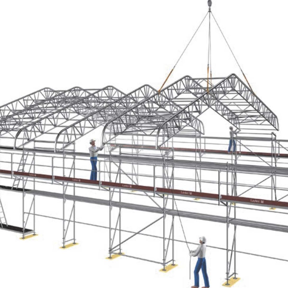 Keder Roof System and Keder Roof XL System - Layher. The Scaffolding ...