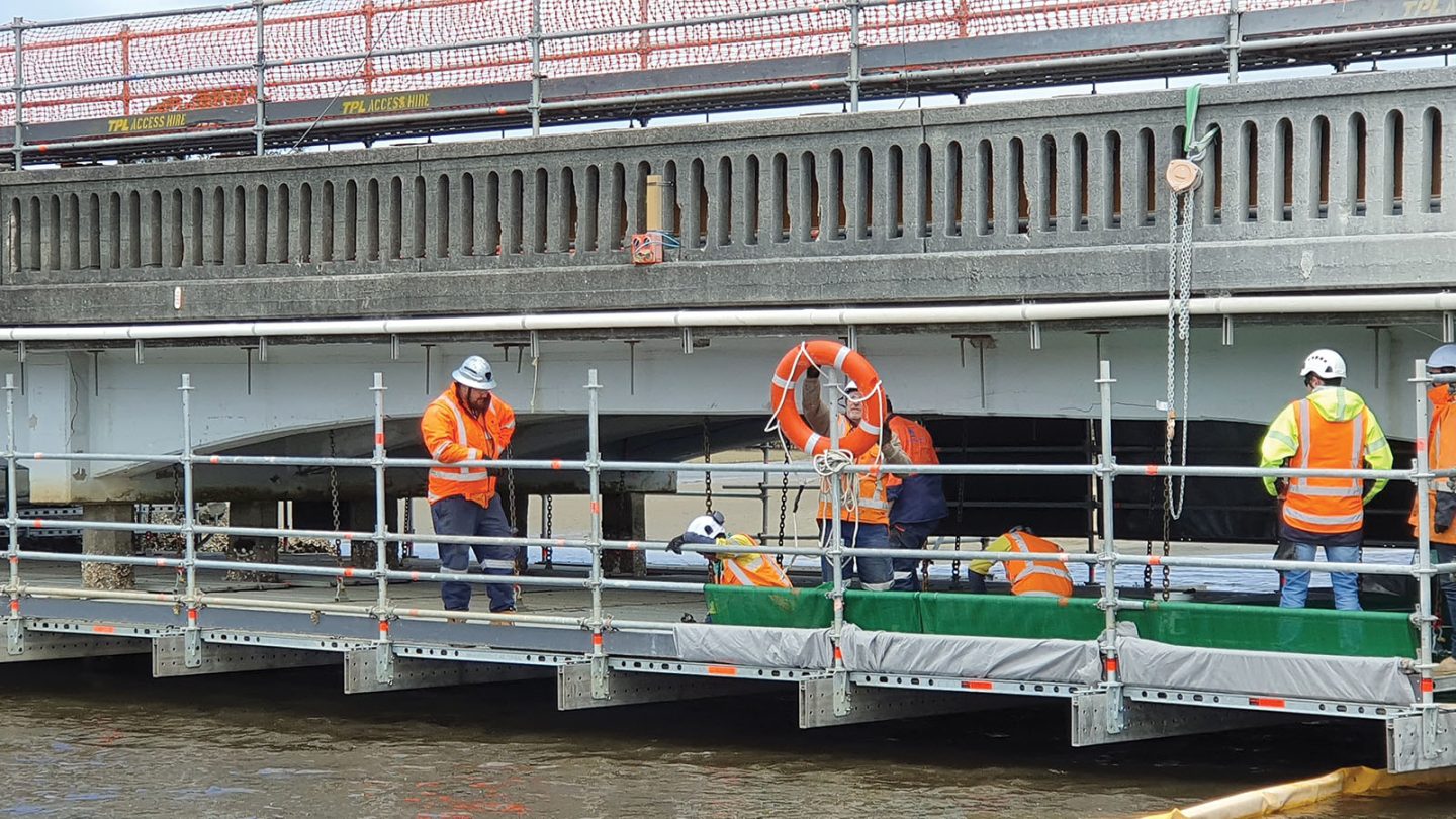 Innovative FlexBeam bridge scaffold - Layher. The Scaffolding System.