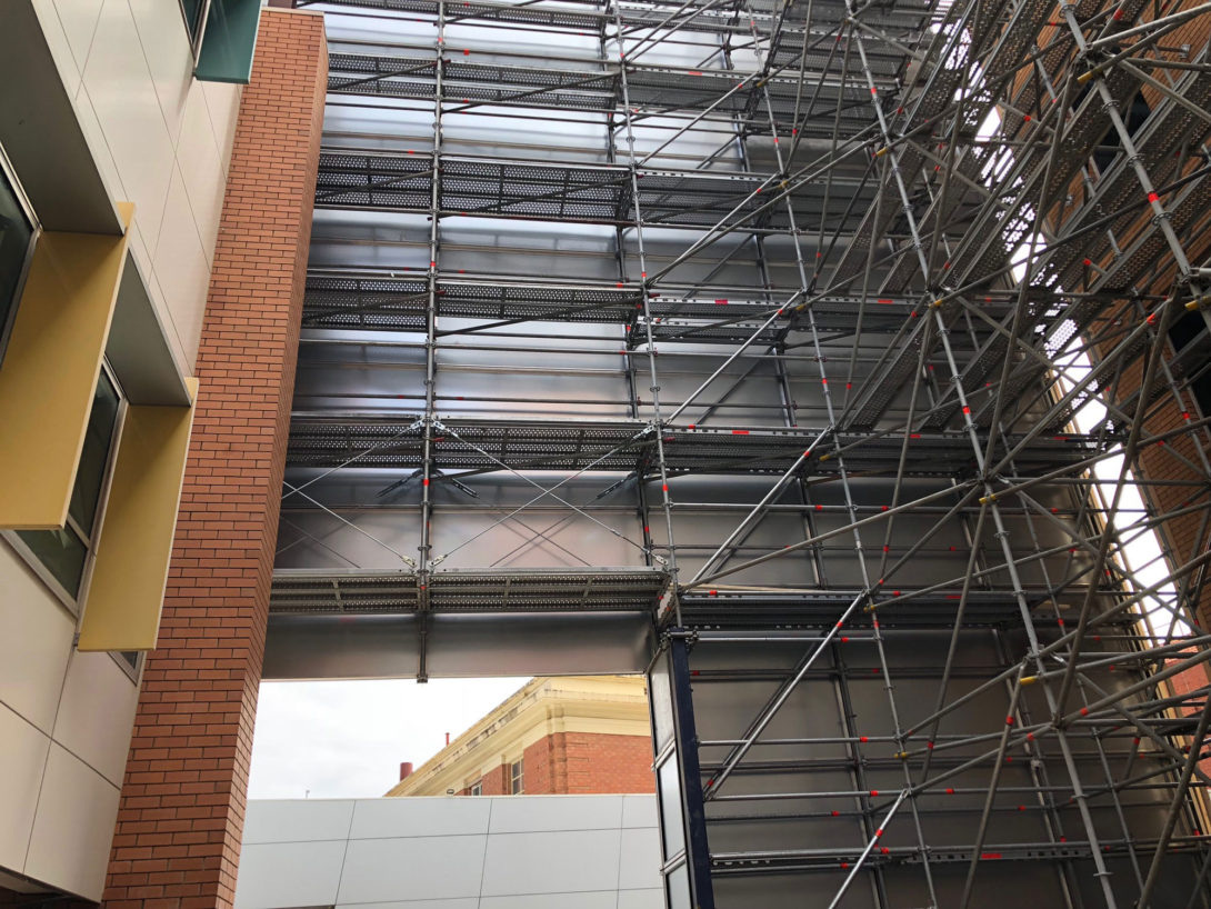 Demolition Protection Panel System - Layher. The Scaffolding System.