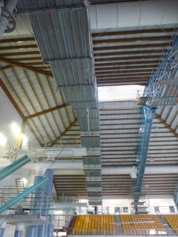 Scaffold Arches - Kilbirnie Swimming Pool - Layher. The Scaffolding System.