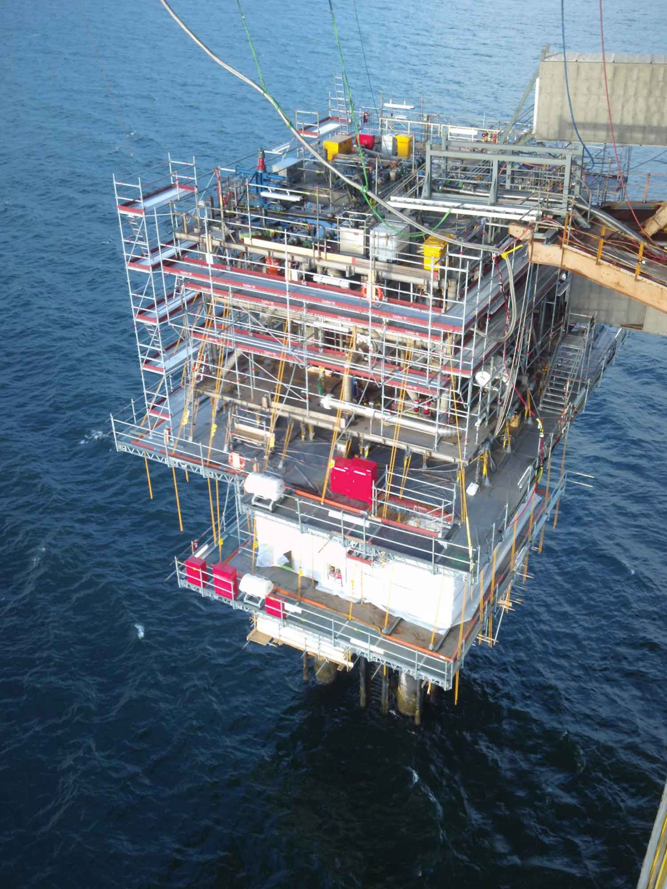 Offshore Gas Production Platform - Layher. The Scaffolding System.