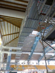 Scaffold Arches - Kilbirnie Swimming Pool - Layher. The Scaffolding System.