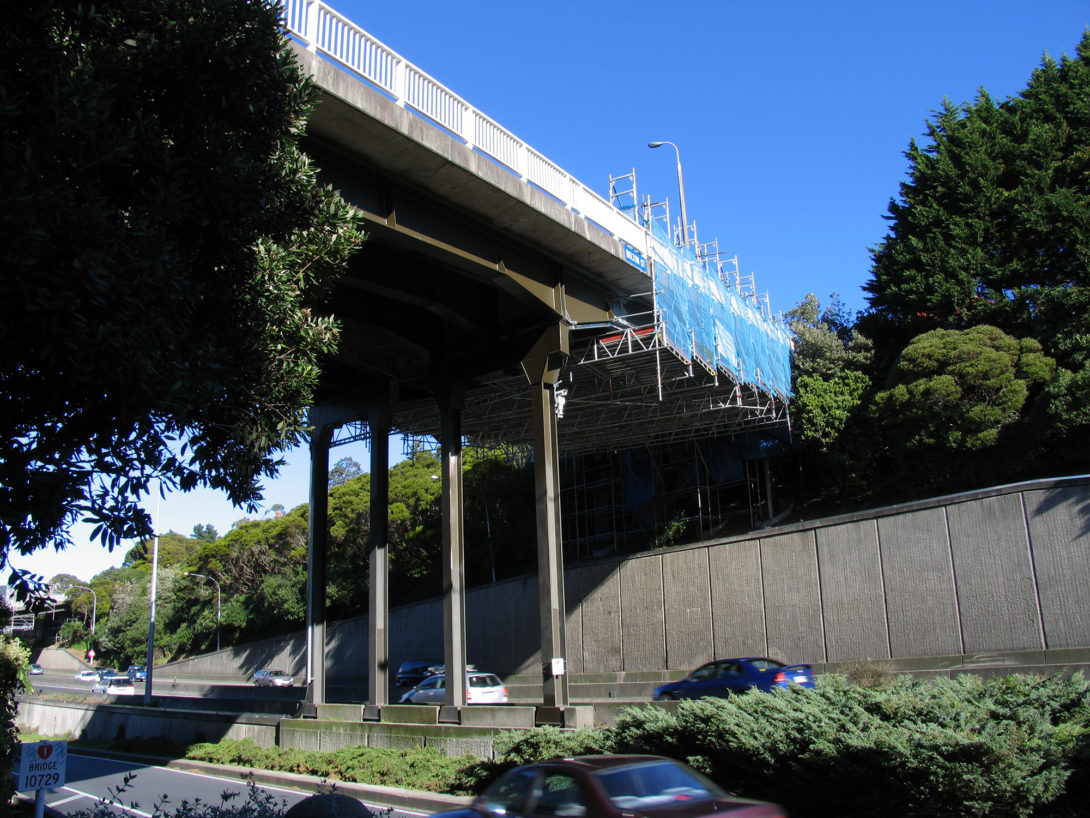 SH1 Under Bridge Scaffold - Layher. The Scaffolding System.