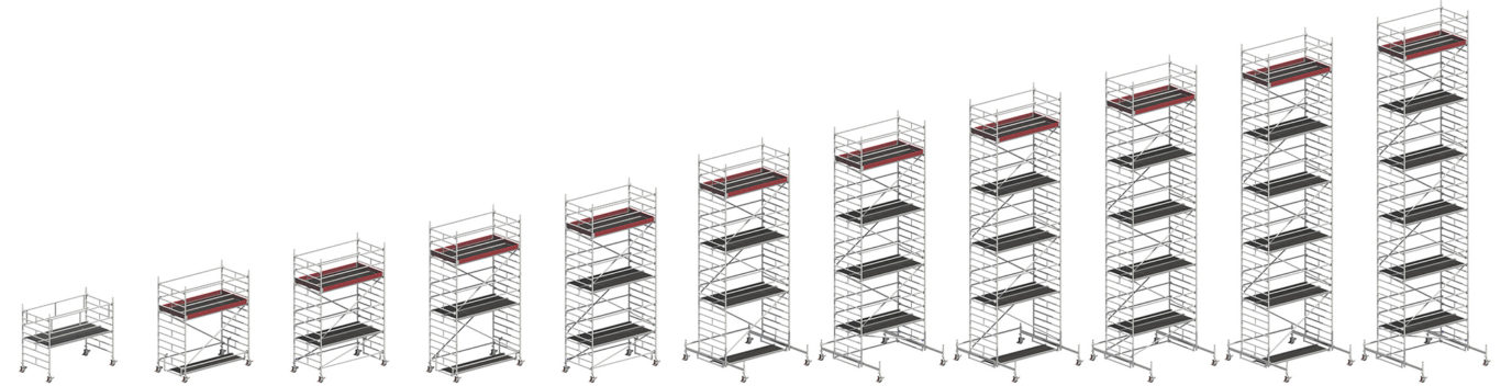 Uni Wide Rolling Tower - Layher. The Scaffolding System.