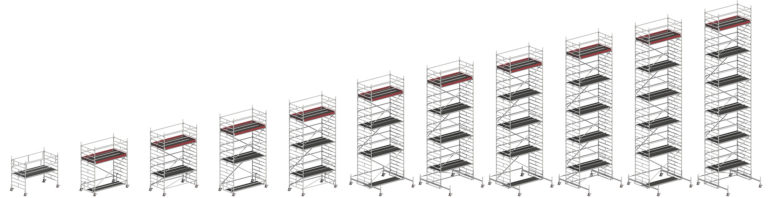 Uni Wide Rolling Tower - Layher. The Scaffolding System.