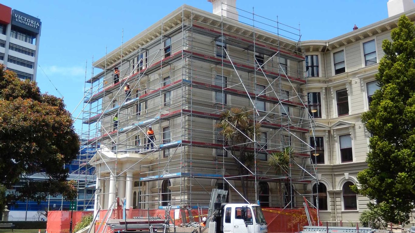 Victoria University Law Faculty Building - Layher. The Scaffolding System.